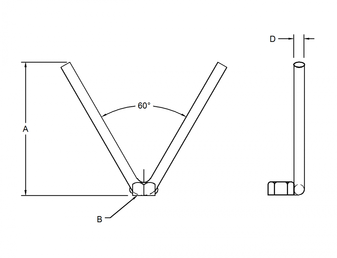 J730-NS "V" Anchor | Jayne Industries | Leaders of engineering and ...